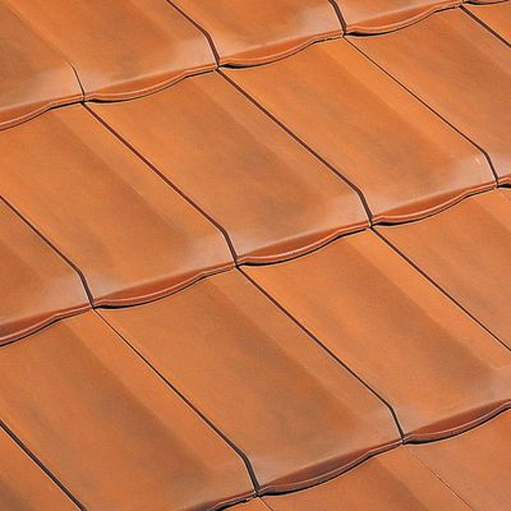 Tuile à douille H10 - Edilians - D150mm - Terre cuite - Flammé rustique ...