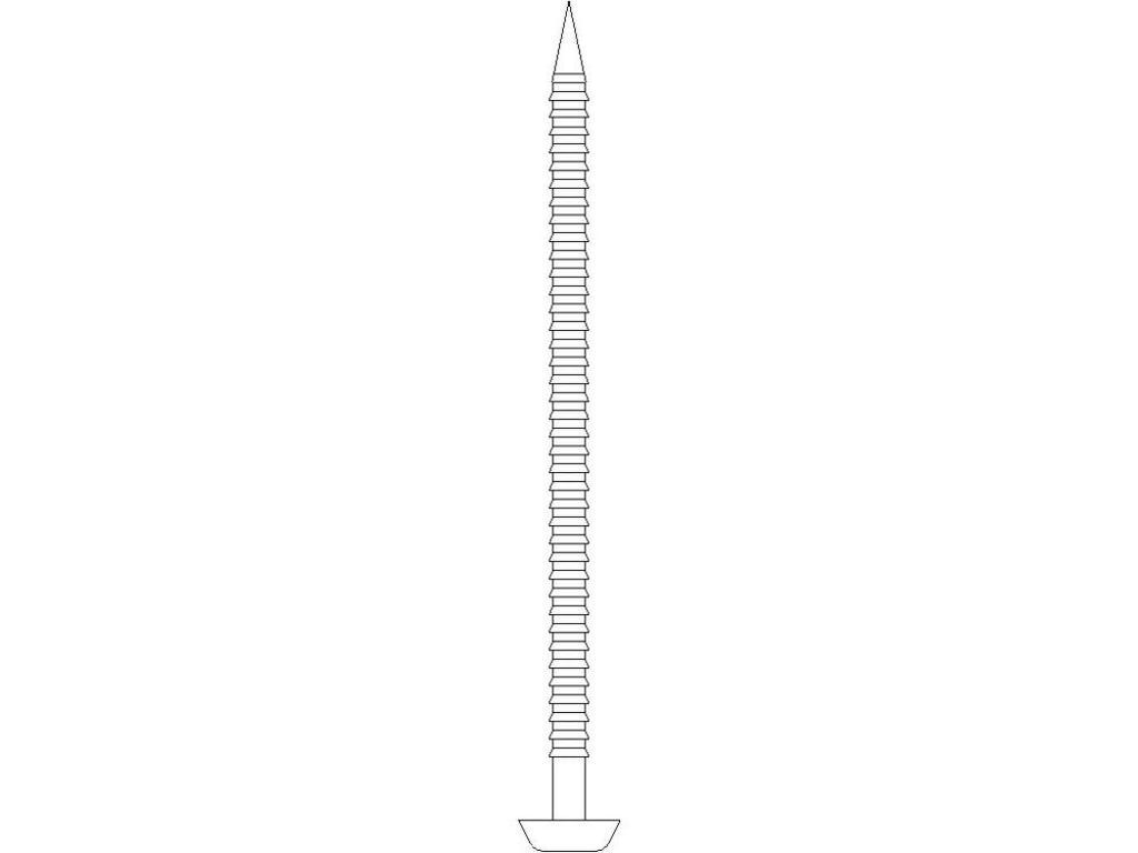 Pointe inox tête PVC - DECEUNINCK - Réf P1092 - 50mm - Boîte de 100 ...