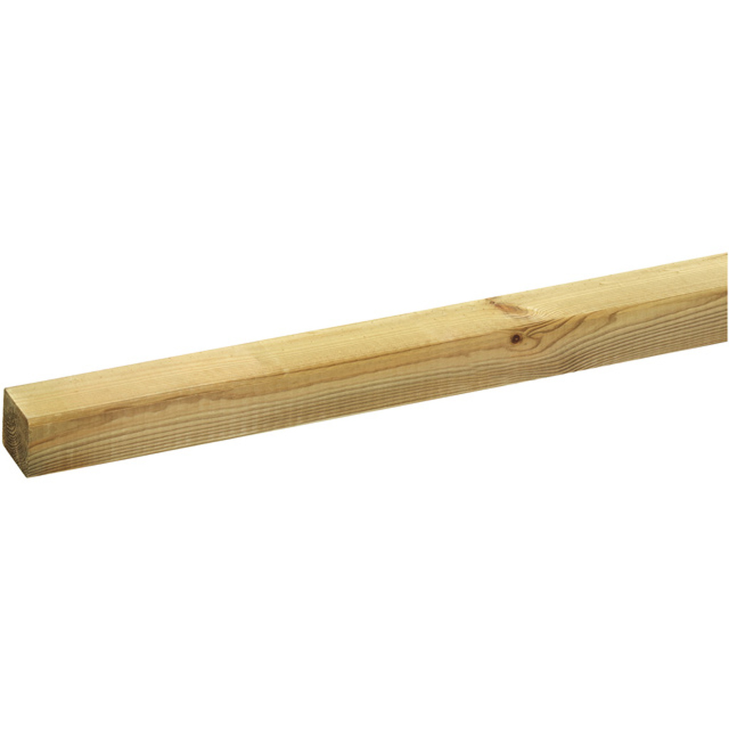 Bois d'extérieur Pin du Nord rouge raboté traitement classe 4 vert ...